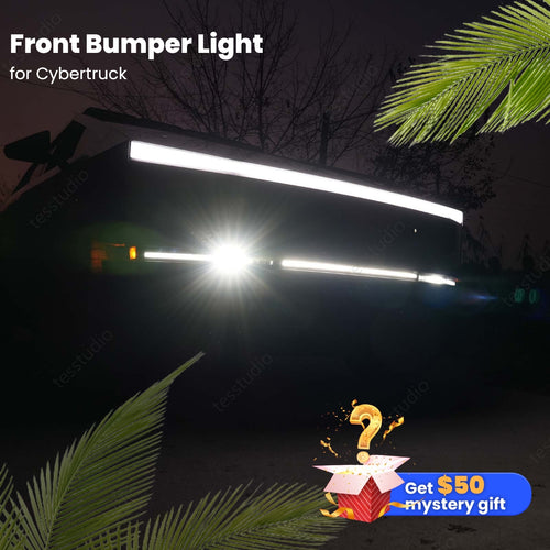 Cybertruck Front Bumper Light Bar & Fog Light Upgrade Kit