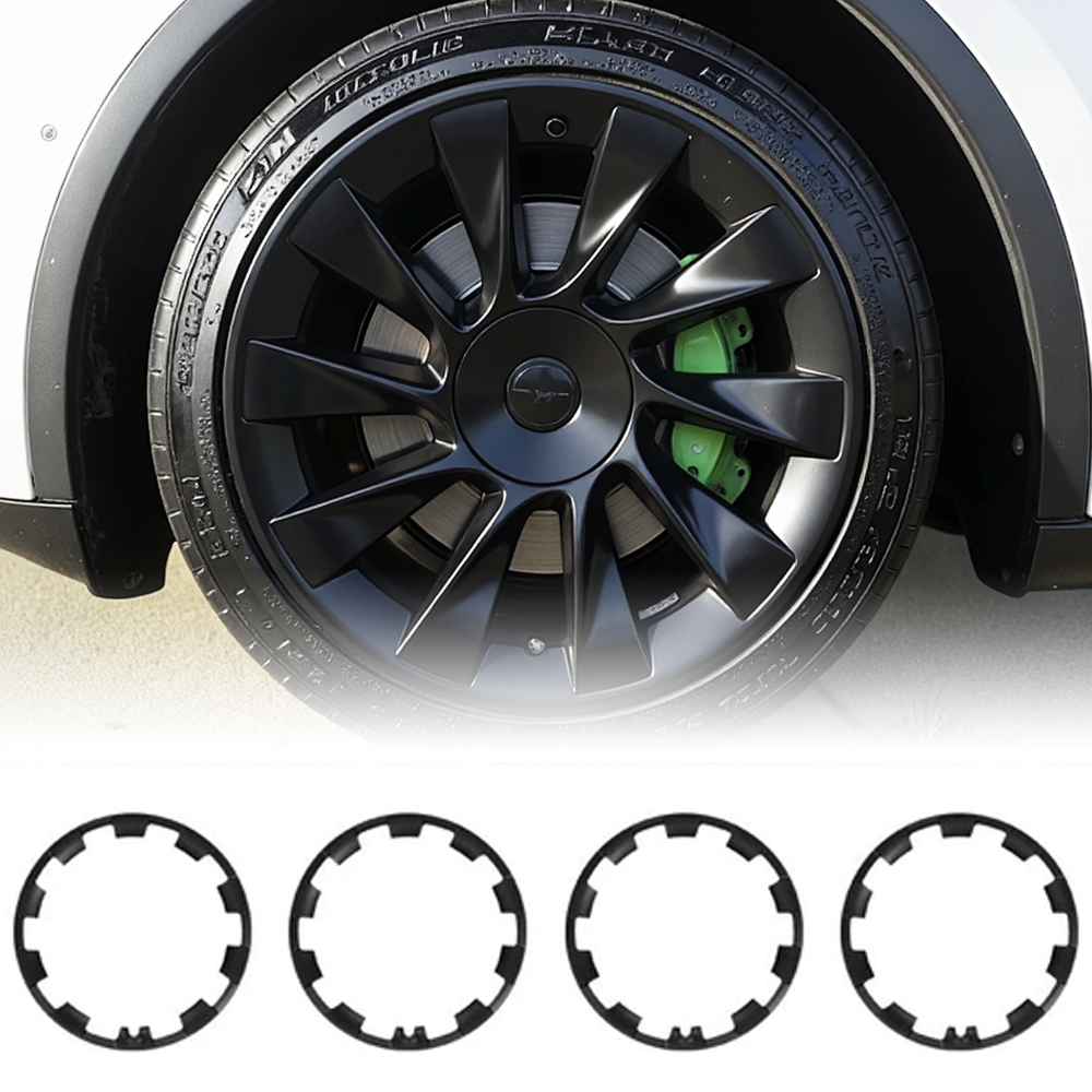 Tesla Wheel Cover | Aero Drag-Cut Design | Tesstudio