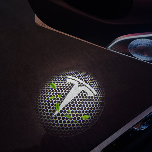 3D Dynamic Projection Lights For Tesla Model Y Juniper Model 3/Y/S/X W