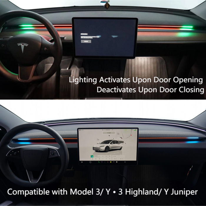 Blind Spot Monitor Ambient Light System For Tesla Model 3/ Model Y