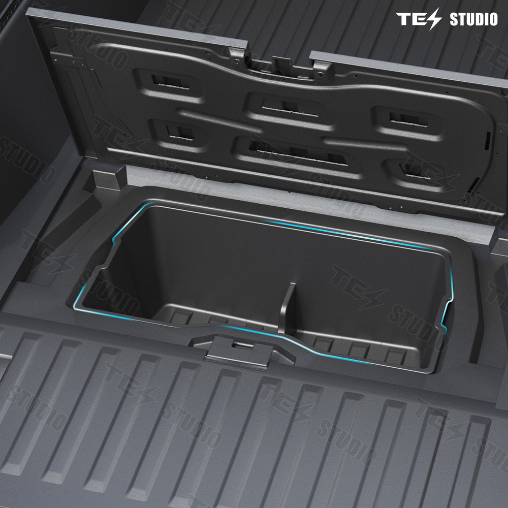 Rear Underseat Storage Tool Box for Tesla Cybertruck | Custom Fit