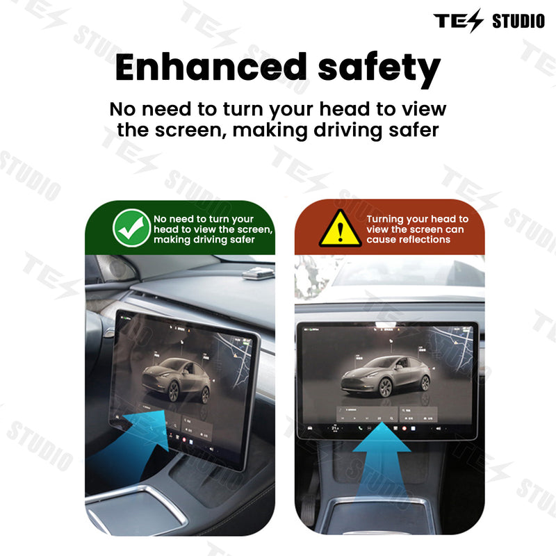 Tesstudio Swivel Screen Mount Kit for Tesla Model 3/Y & Highland V2/V3
