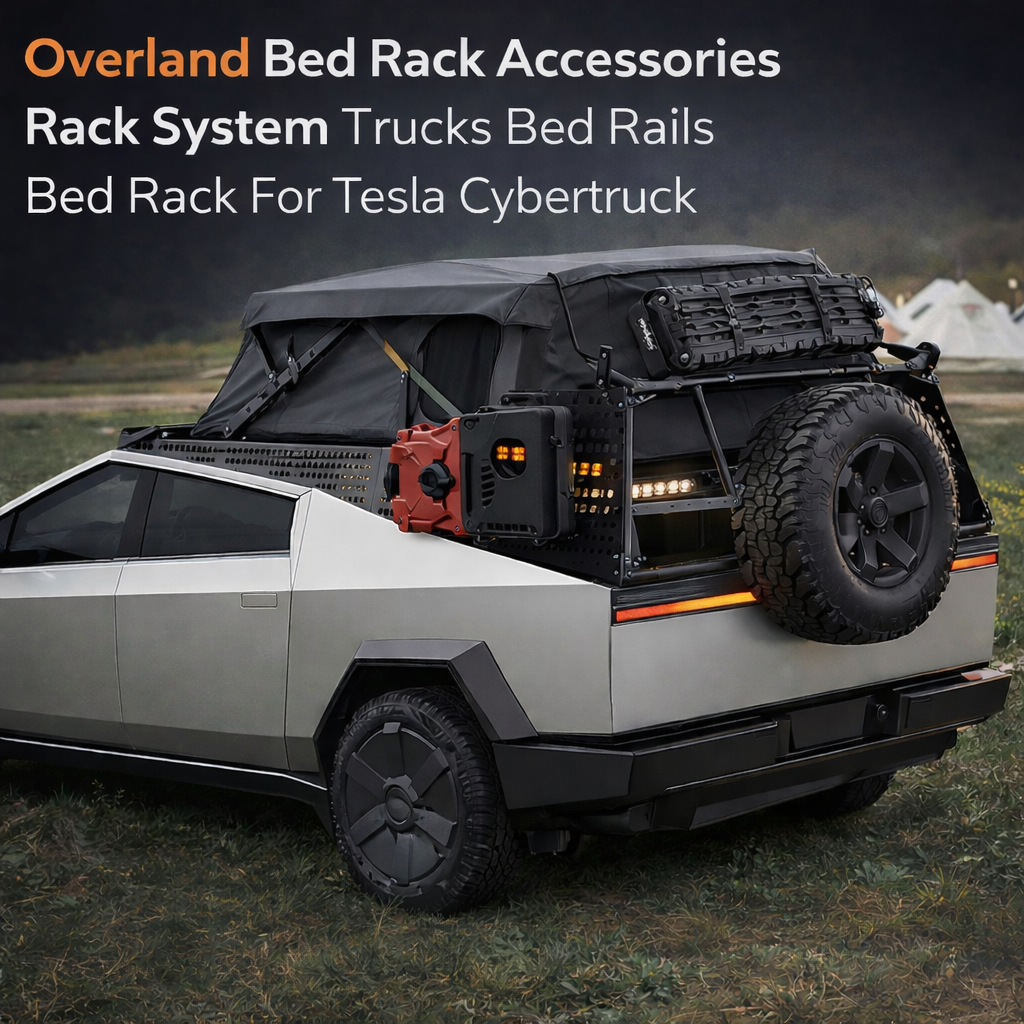 Cybertruck Overland Bed Rack Canada | Fast 3-Day Delivery | Tesstudio